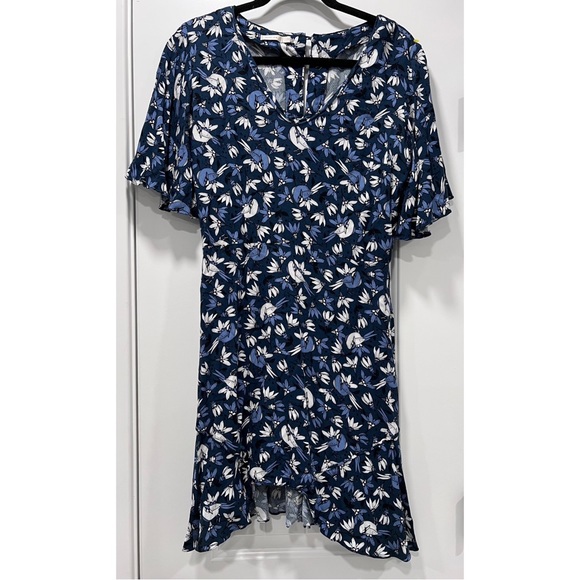Dresses | Mara Filo Blue Bird Cocktail Dress Size Gm | Poshmark
